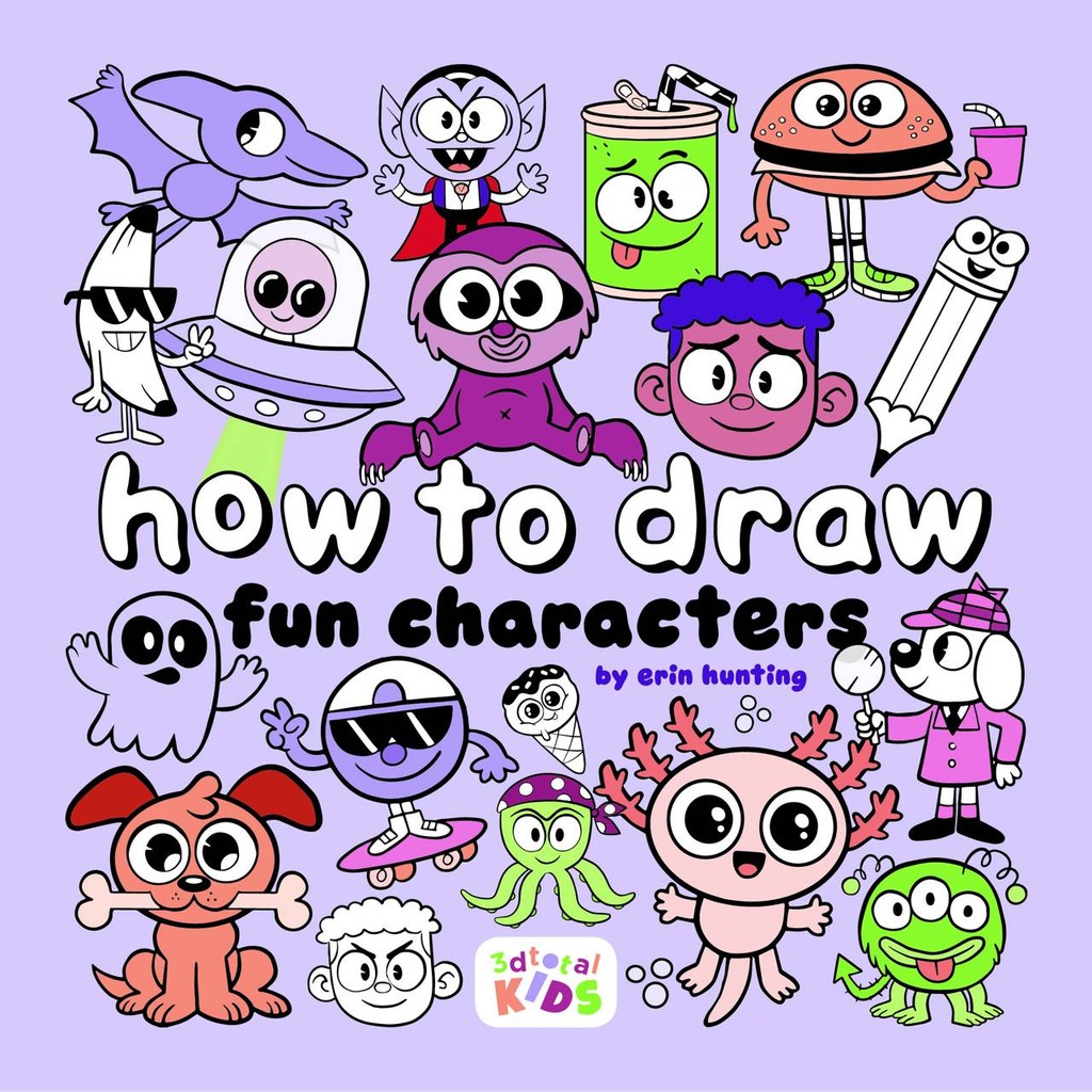 [Buku Bahasa Inggeris] - How to Draw Fun Characters - Step-by-step art ...