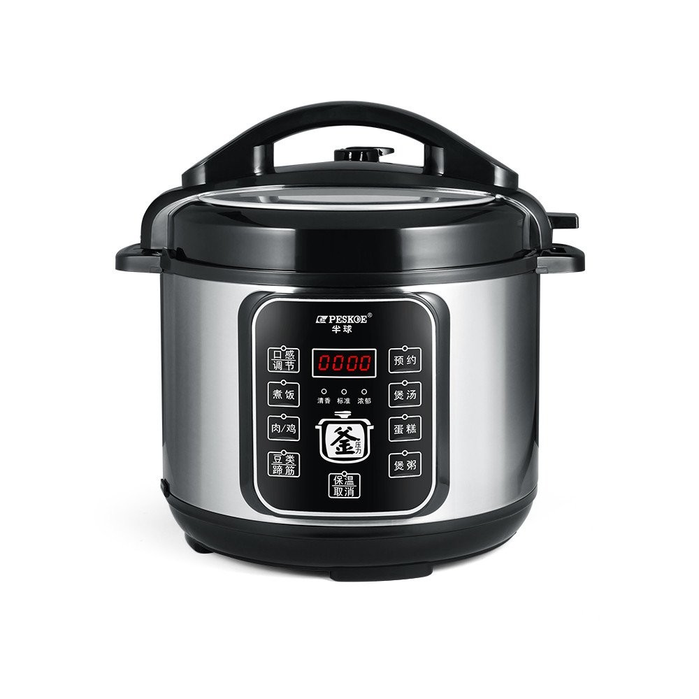 Periuk Tekanan Elektrik Peskoe/Hemisfera Isi Rumah Pintar 2L 2.5L 4L 5L 6L Periuk Tunggal Periuk ...