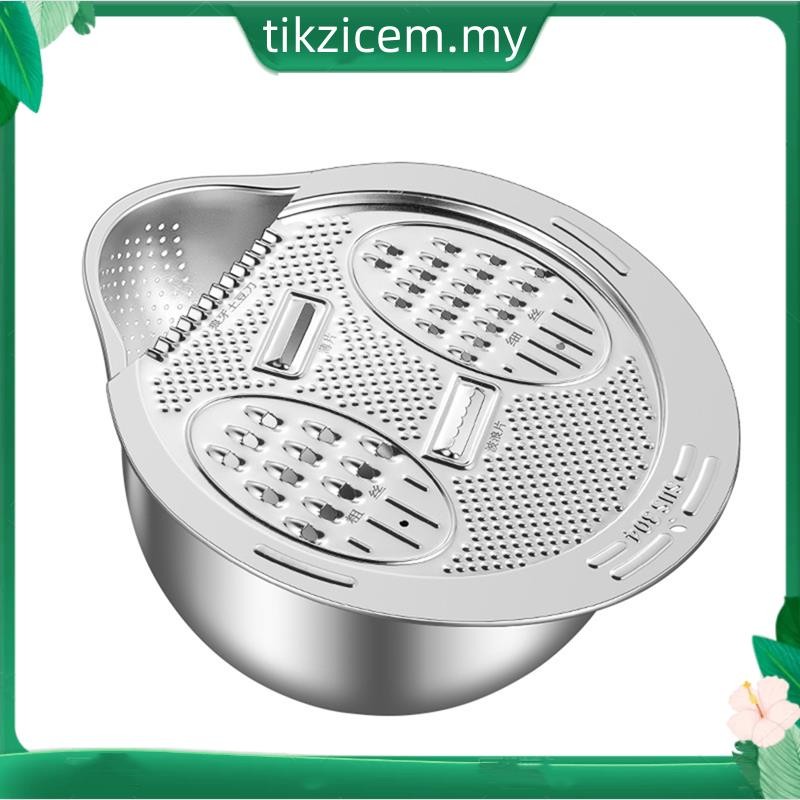 Rice Washer Strainer Bowl Stainless Steel Rice Rinser Strainer Washing ...