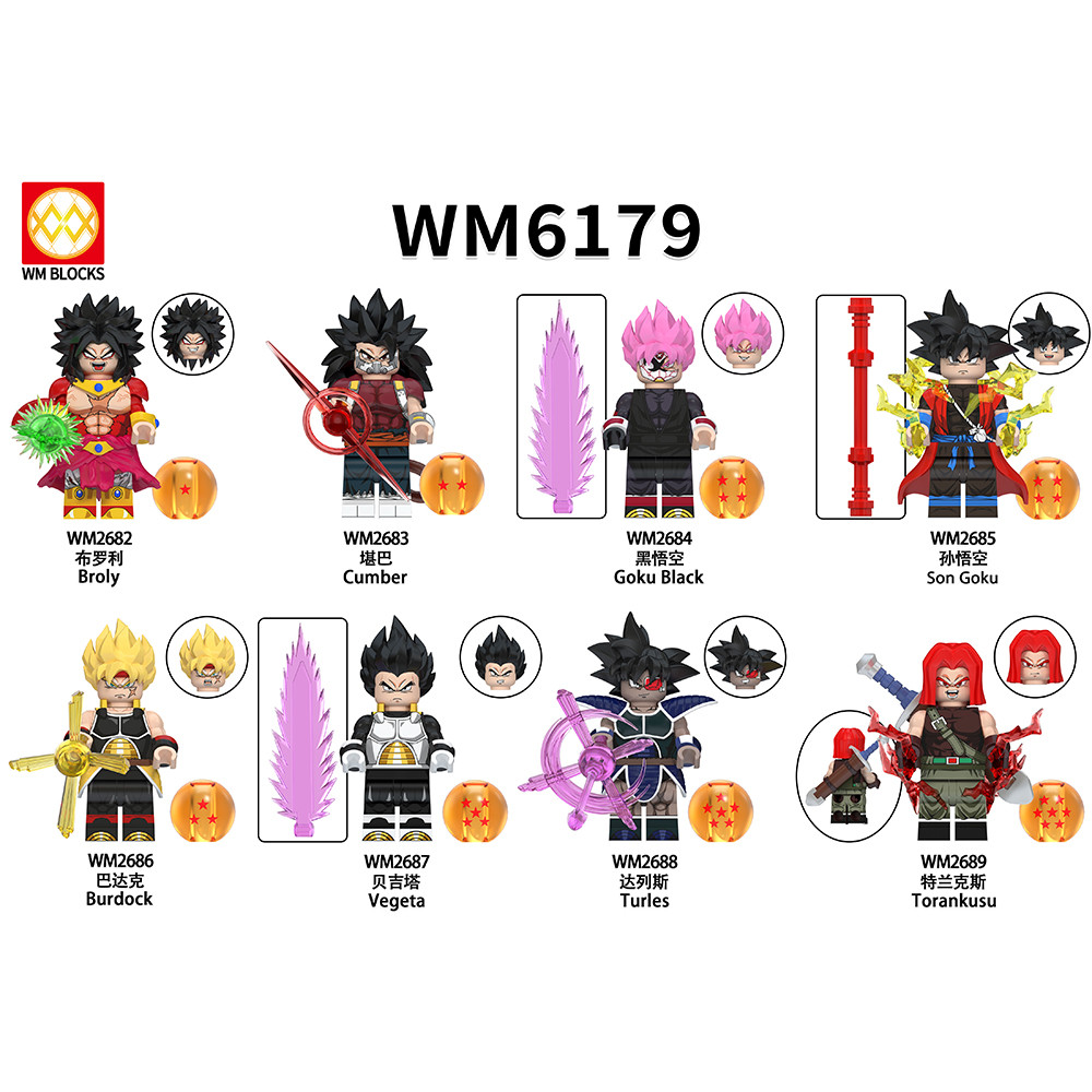 Son Goku Dragon Ball Blocks Torankusu Figures Vegeta Toy Minifigures ...