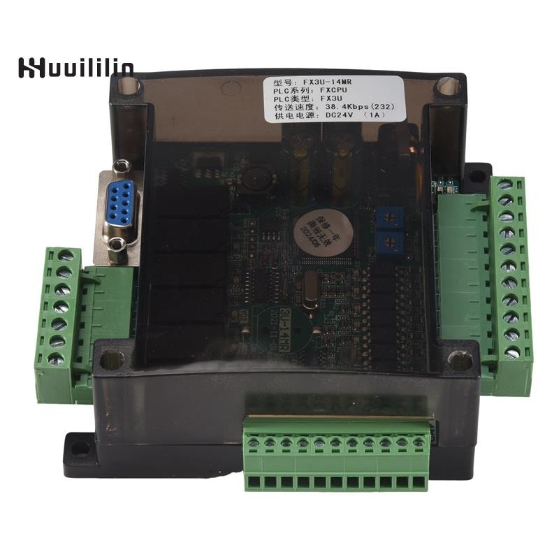 FX3U-14MR PLC Industrial Control Board 8 Input 6 Output Programmable Control Relay Output, 24 V ...