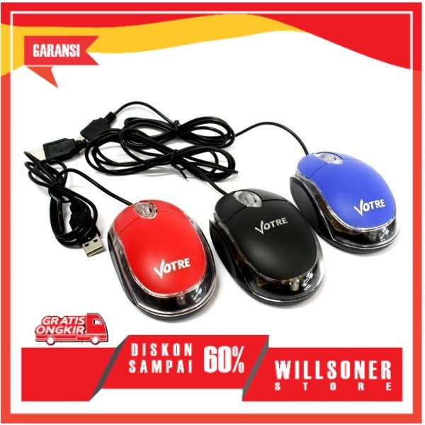 VOTRE KM-309 Usb Wired Mouse | Shopee Malaysia
