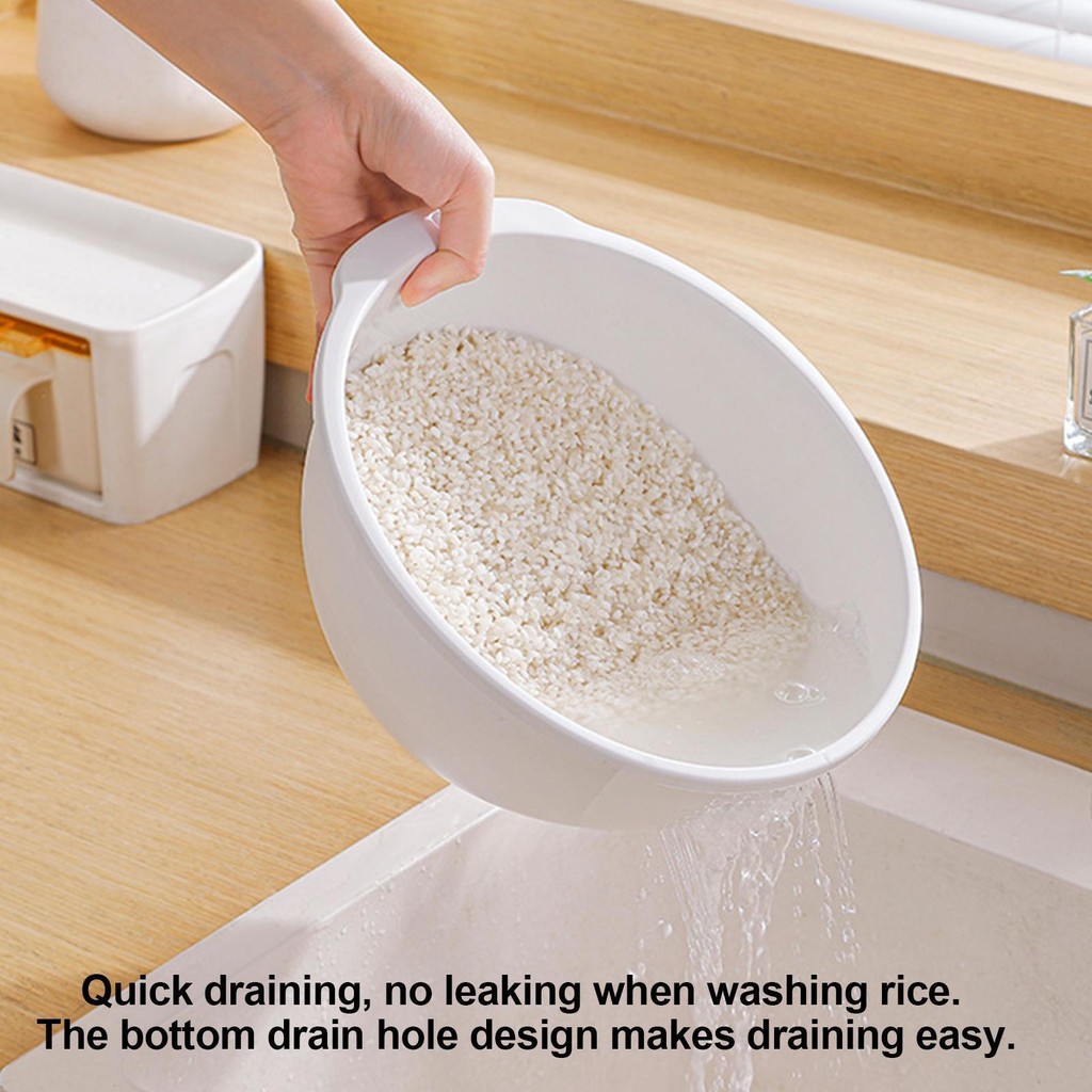 Multifunctional Rice Washing With Side Drainers Basket Vegetable Fruit ...