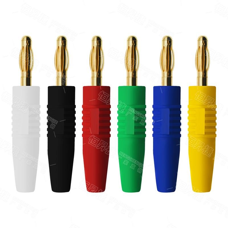 Pure Copper 4mm Banana Socket Welding Type 4mm Female Socket Male ...