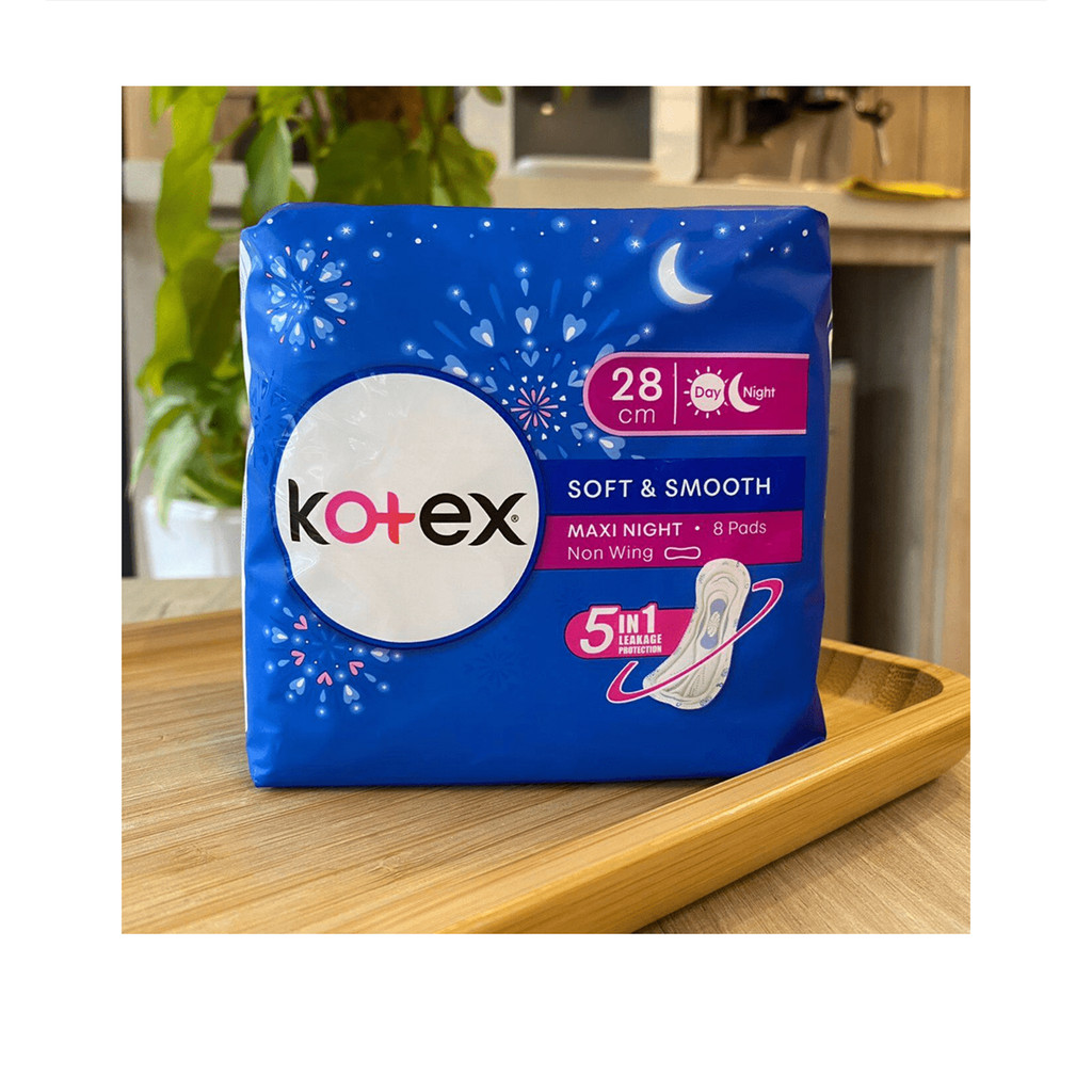 Kotex Soft & Smooth Maxi Night Non Wing 28cm (8's) | Shopee Malaysia