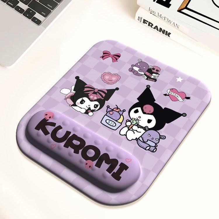 [Ready ] Sanrio Kuromi Wrist Pad Mouse Pad Girl Protection Wrist Rest ...