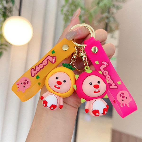 keychain anime keychain mathcing Rantai kunci kartun gelung baru korea ...