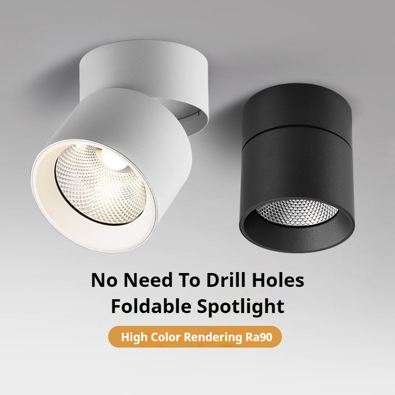 LED Ceiling Light Downlight Surface-Mounted Spotlight, No Opening ...