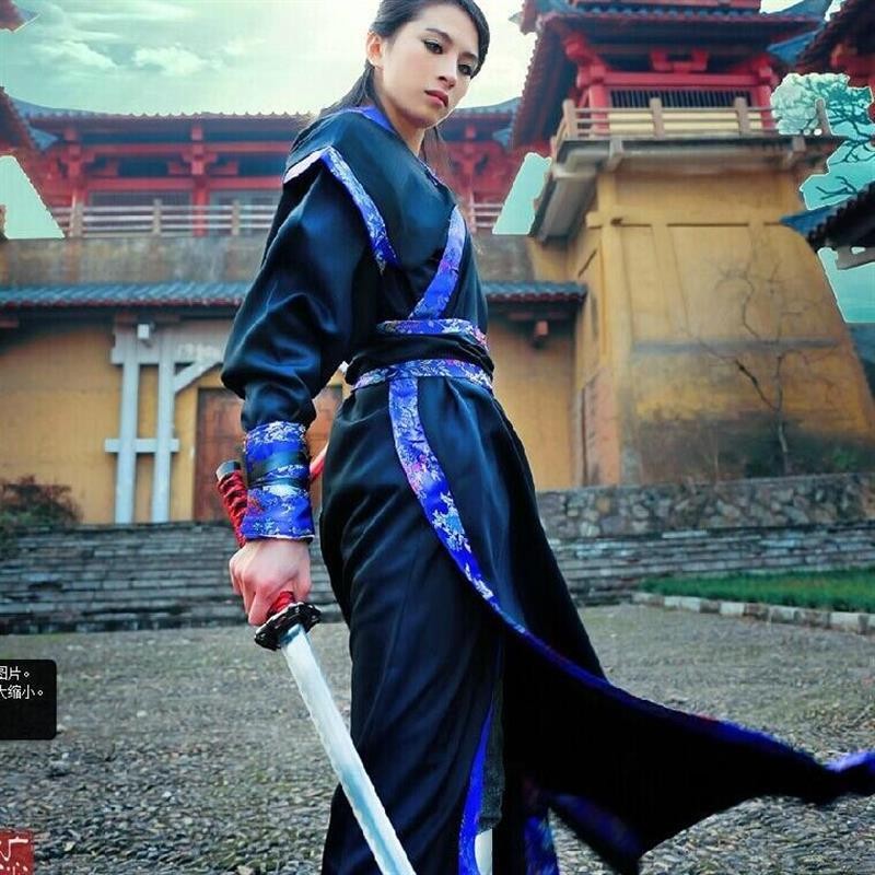 New Swordsman Knight Ancient Hero Costume Tang Hanfu Ancient Hero Male ...
