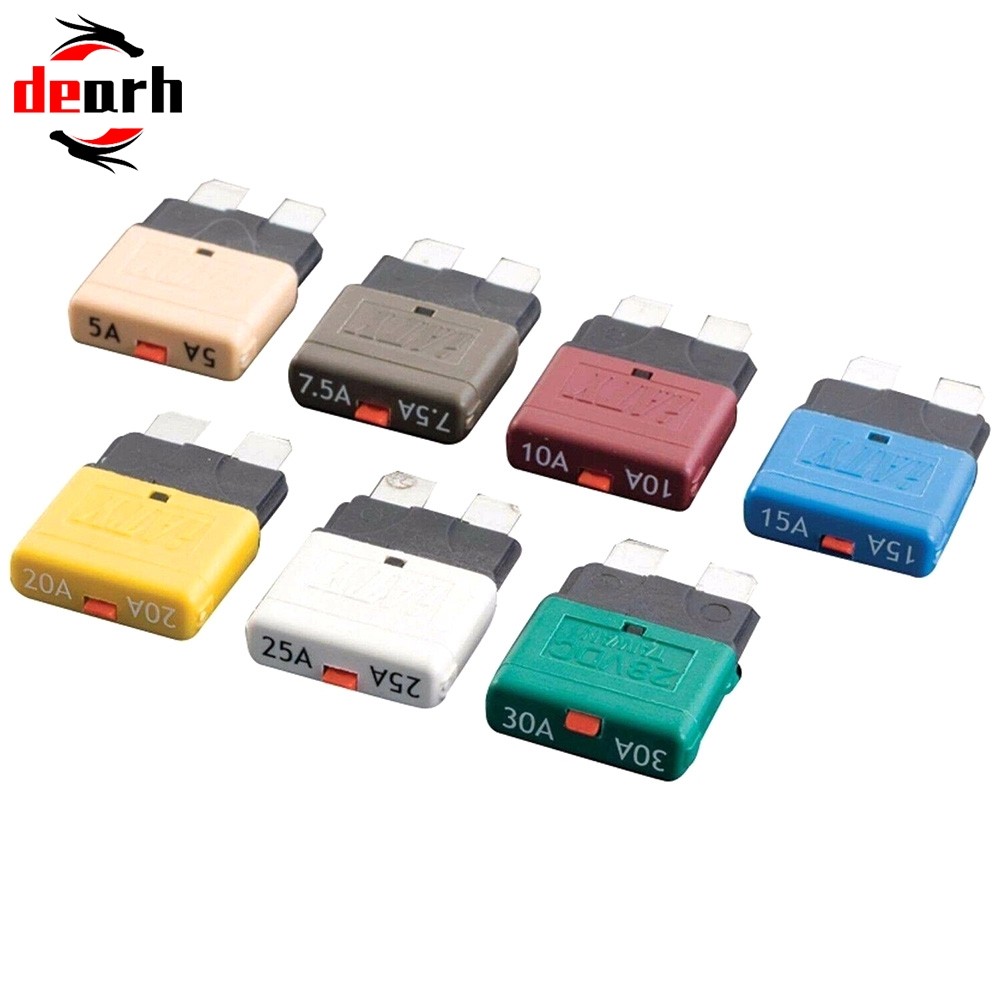 1PCS Circuit Breaker Blade Fuse 12V 24V Resettable 5-30A Marine ...