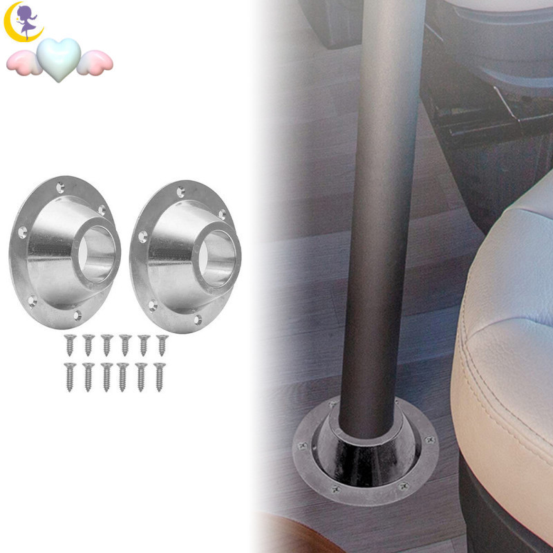 Aluminum Pedestal Table Base Flange - Table and Floor Mounting Base ...
