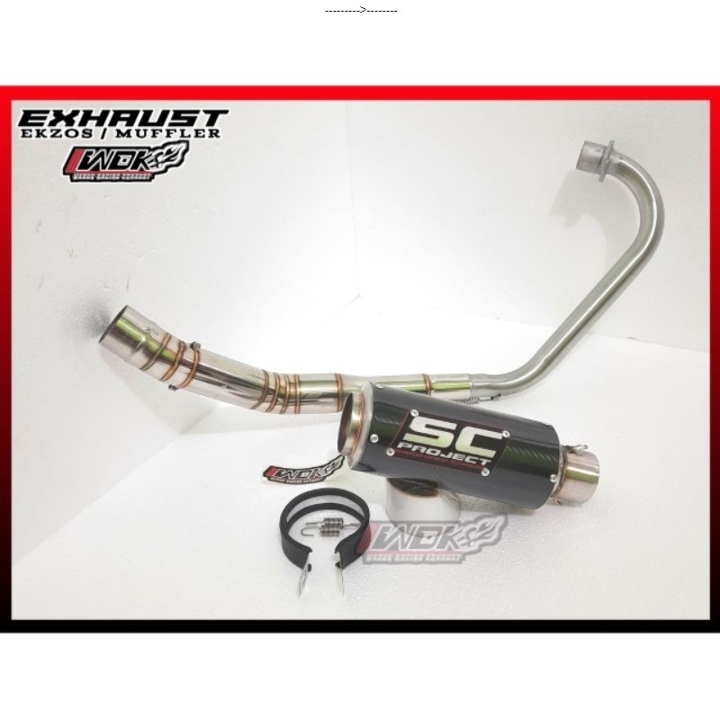 Sc project carbon exhaust YZF-R15 V3/V4, MT15, R15M, R15MT | Shopee ...