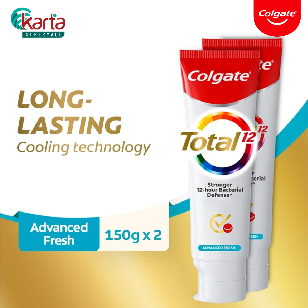 Colgate Total Advanced Fresh Toothpaste (150g) Twin Pack | Shopee Malaysia