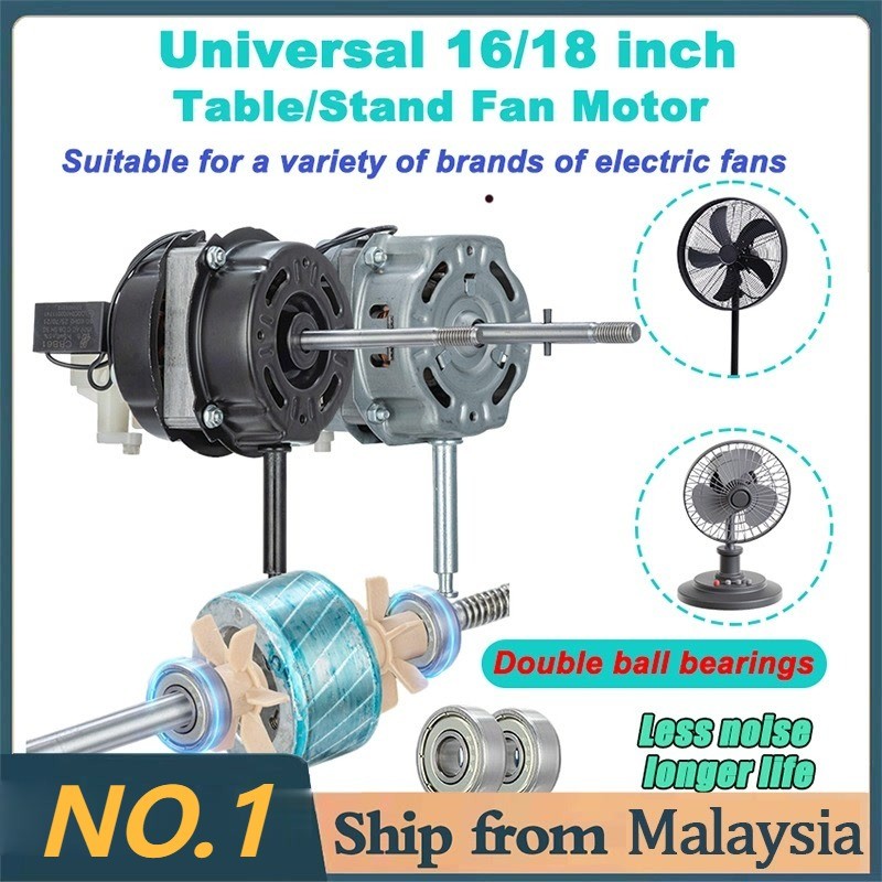 UPGRADED DOUBLE BEARING 16/18 INCH TABLE FAN MOTOR STAND MIDEA ELBA FAN ...