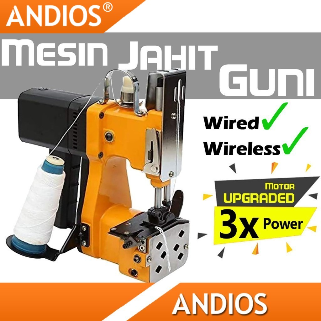 Industrial Sewing Machine Handheld Mesin Jahit Industri Thread Portable ...