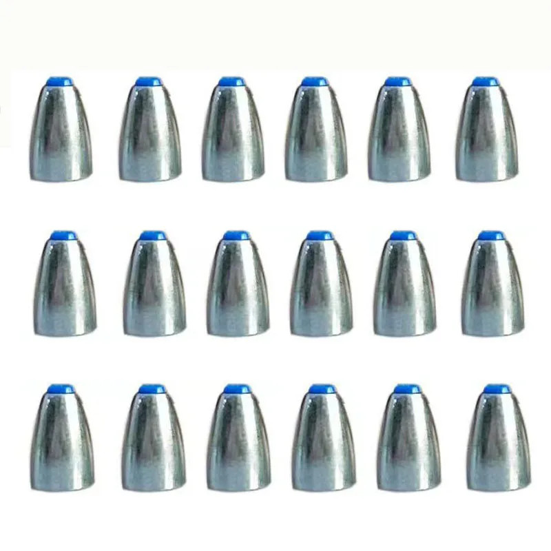 10pcs/lot 3.5g 5g 7g 10g 14g 20g Fishing Weights Sinkers Bullet Sinker ...