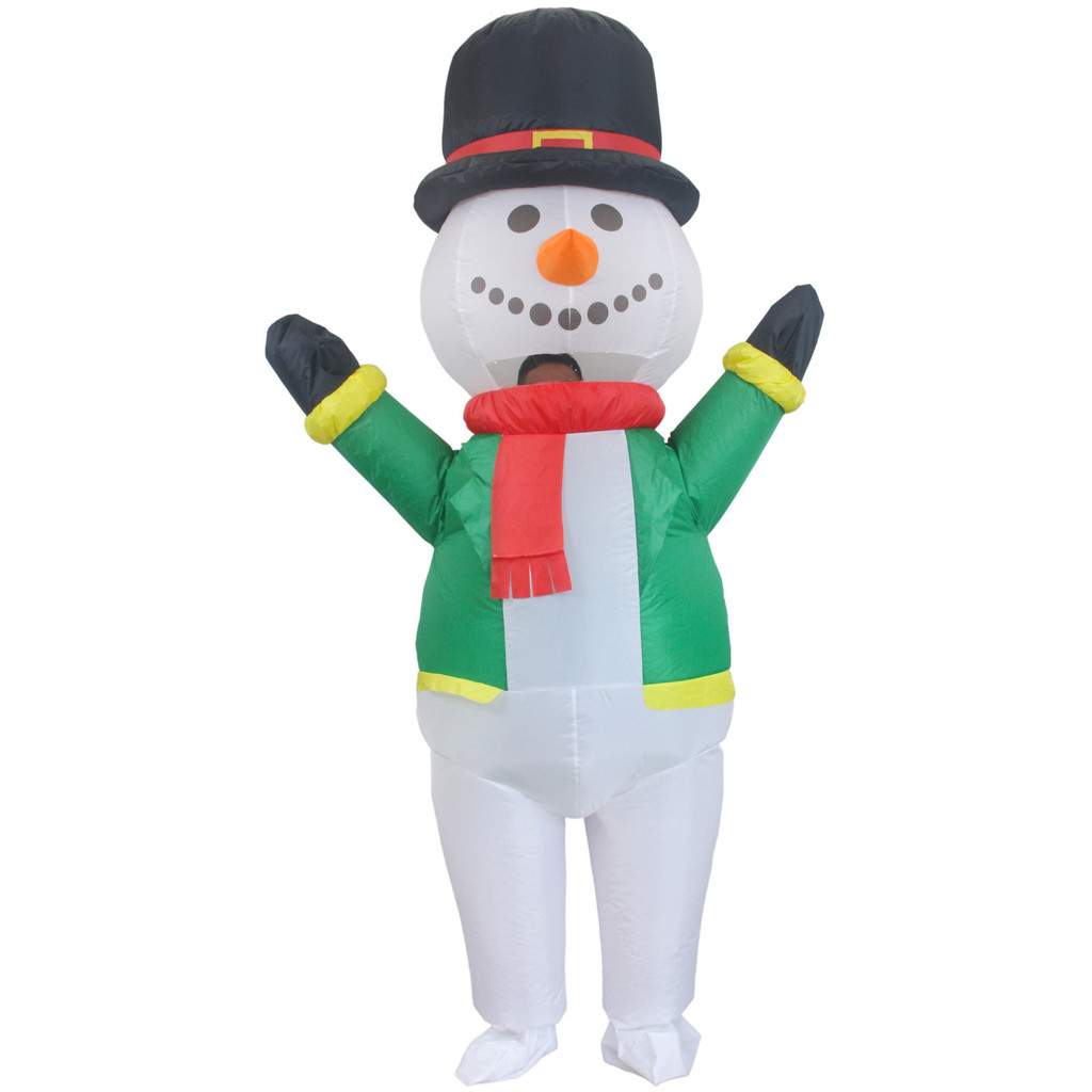 Christmas Eve Holiday Fun Cosplay Santa Claus Big Hat Snowman ...