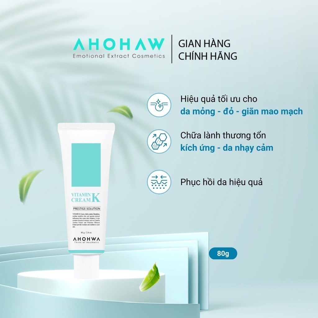 [COMPANY Stamp] AHOHWA Vitamin K Cream Moisturizes, Restores Skin ...