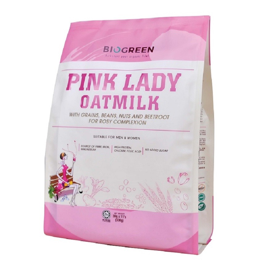 BIOGREEN Pink Lady Oatmilk 30g x 11's | Shopee Malaysia