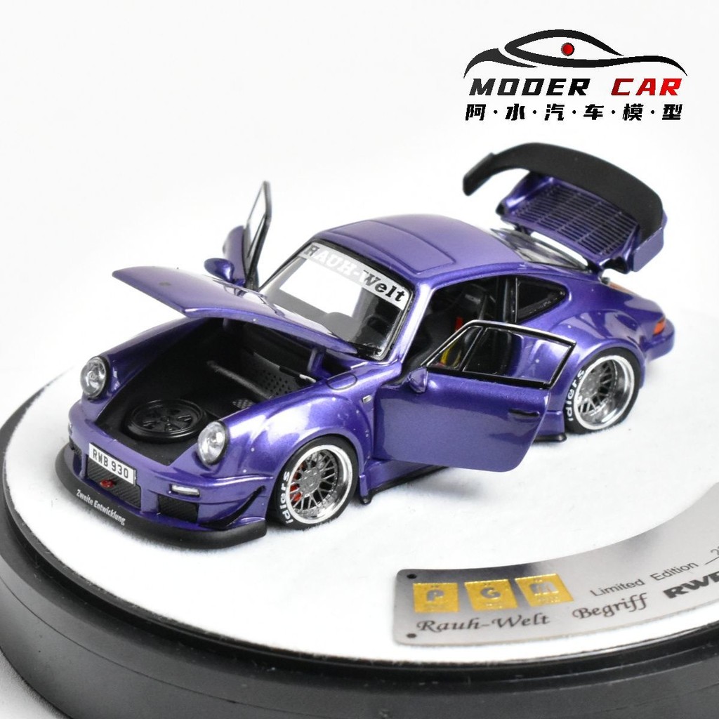 Pgm 1: 64 Porsche Porsche RWB 930 Violet Full Open Alloy Car Model ...