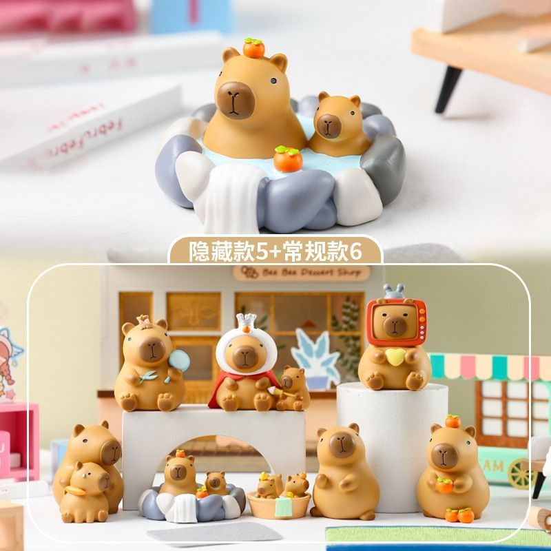 [Ready Stock] capybara capybara Little Beans Mystery Box Figure Cute ...