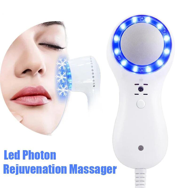 Blue-ray Cold Hammer Cryotherapy Ice Healing Facial Beauty Machine Skin ...