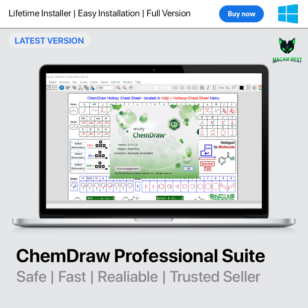 🔥 LATEST ChemDraw Professional Suite 23.1.1.3 | Premium Software | Easy ...