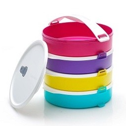 Tupperware Round Click to Go set (Microwaveable) | Shopee Malaysia