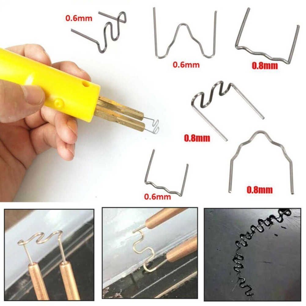 [DRHT] 500PCS 0.6/0.8mm Hot Stapler Staples For Car Bumper Plastic ...
