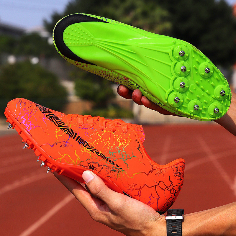 Men Track and Field Shoes Women Spikes Sports Shoes Athletes Running ...