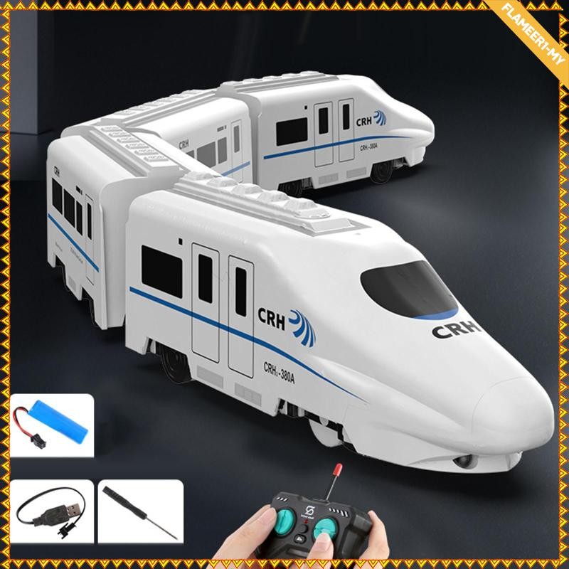 [flameer1] RC Vehicle Train RC Trains Model Toy Interactive USB Powered ...