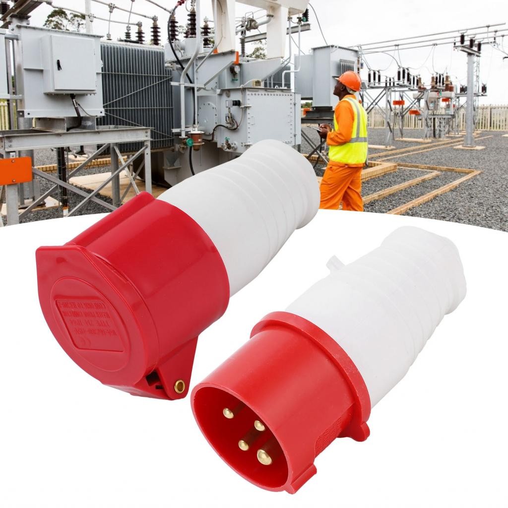 Industrial Power Connector Plug Socket 3‑Phase for Stationing Railway ...