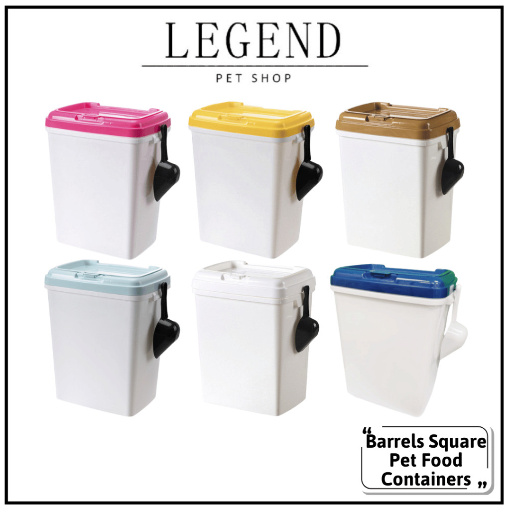 Barrels Square Pet Food Container / Storage Box (10kg/15kg/20kg ...