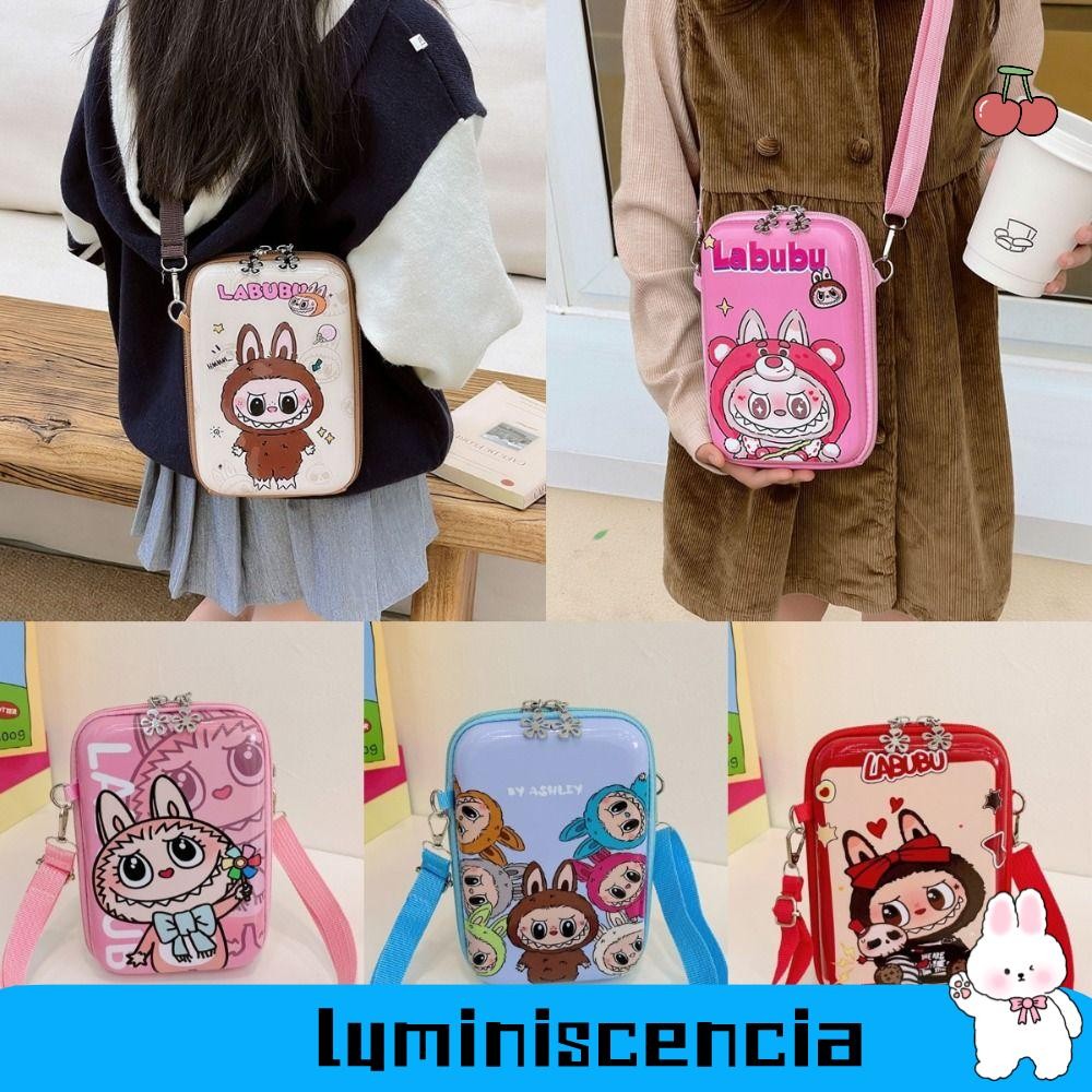 LUMINISCENCIA Labubu Crossbody Bag, POP MART PVC Coin Purse, Cute Large ...
