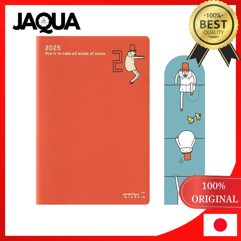 Midori Pocket Diary Notebook 2025 Mini Monthly Limited Edition with ...