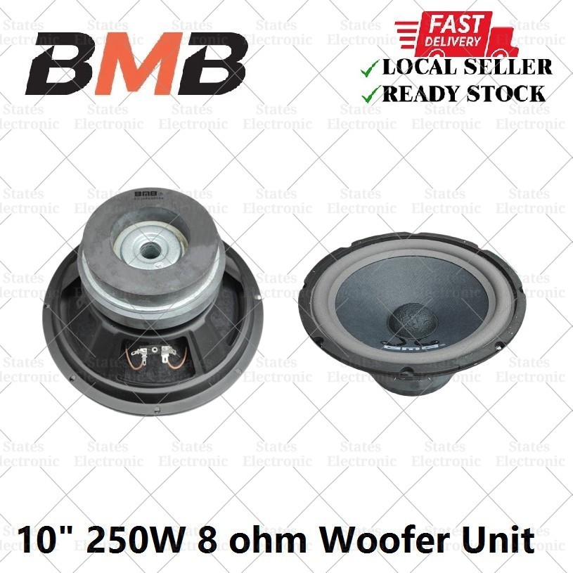 BMB 10" 250W 8 ohm Woofer Unit | Shopee Malaysia