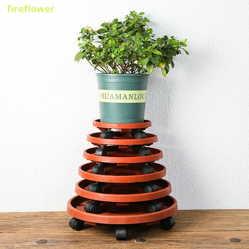 [fireflowerM] Removable Plant Stand Flower Pot Tray With Universal ...