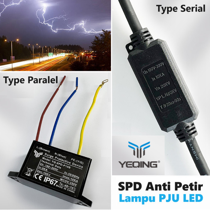 Lightning Protection PJU Street Light Protector LED Surge Protection ...