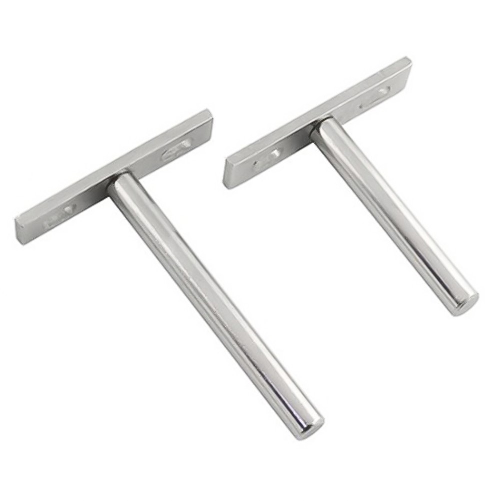 [WELV] 3/4/5/6inch Folding Shelf Support Bracket Floating Wall Shelf ...