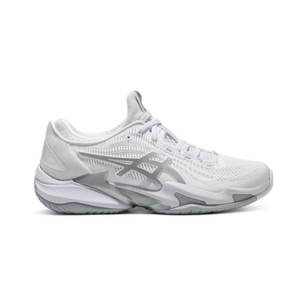 ASICS Court FF 3 profesional rendah potong tenis kasut putih kelabu ...