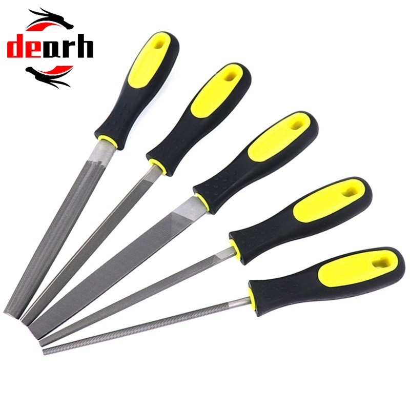 6 inch Steel File Metal Craft Carving Medium-Toothed Woodworking File ...