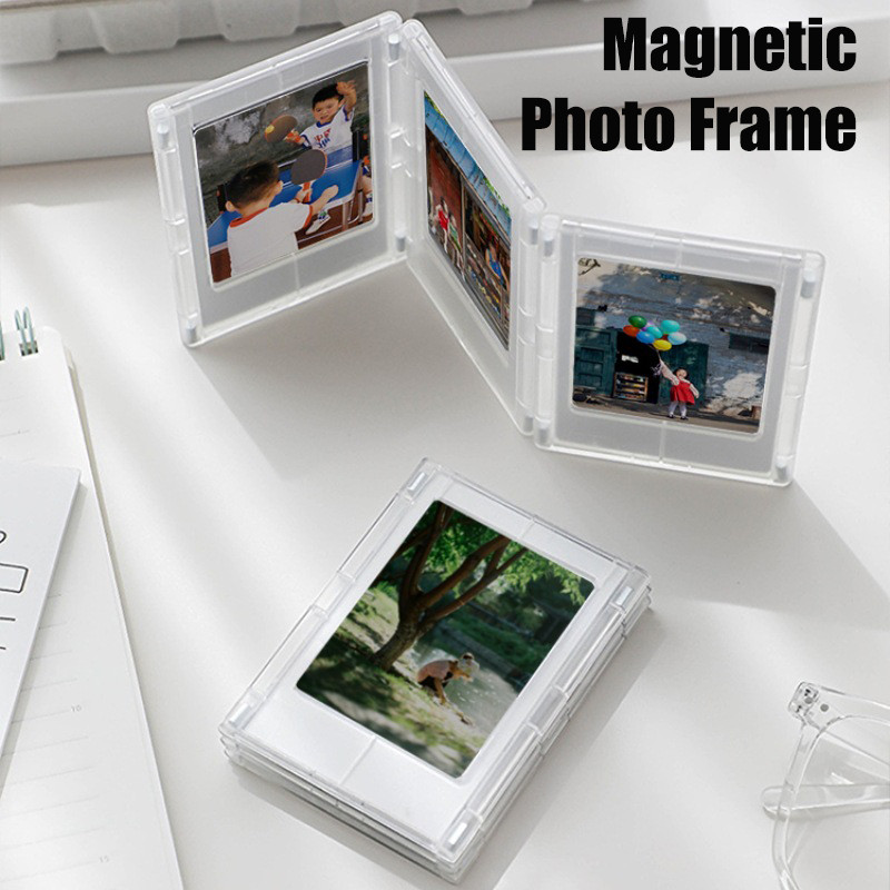 Creative Splicing Combination Photo Frame Display Table Refrigerator ...