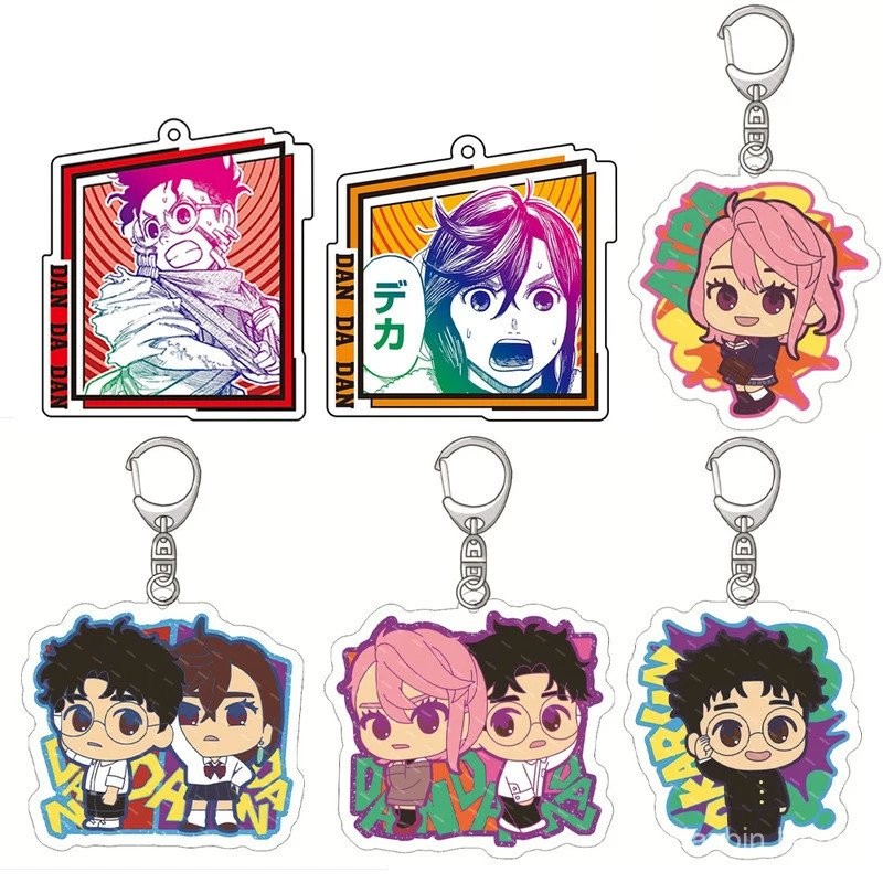 Anime DANDADAN Cartoon Cute Keychains Goichi Oda Airo Shiratori Momo ...
