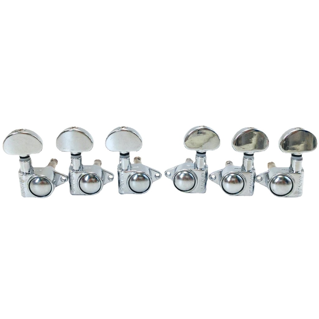Electric acoustic guitar, guitar string knob, silver GROVER, right ...