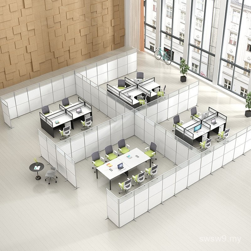 Office Screen Foldable Mobile Partition Factory Workshop with Glass Can ...