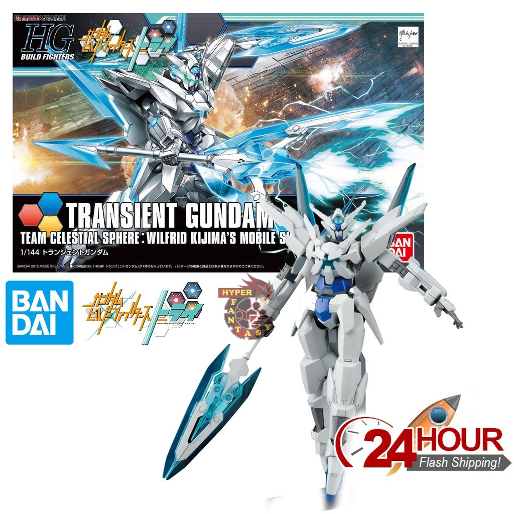BANDAI HGBF 1:144 Transient Gundam Model Kits | Shopee Malaysia