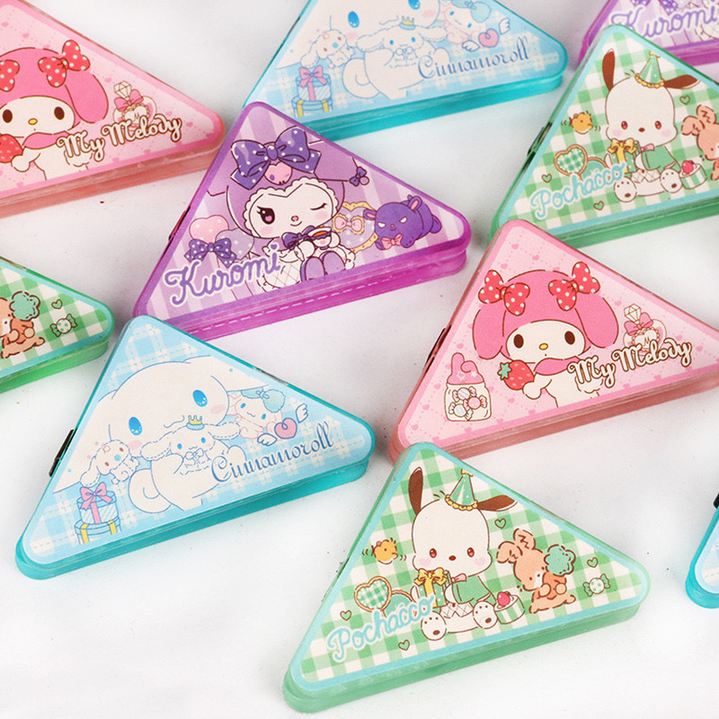 [MMBB] 4Pcs Kawaii Sanrio Triangle Clip Creative Corner Clip Cartoon ...