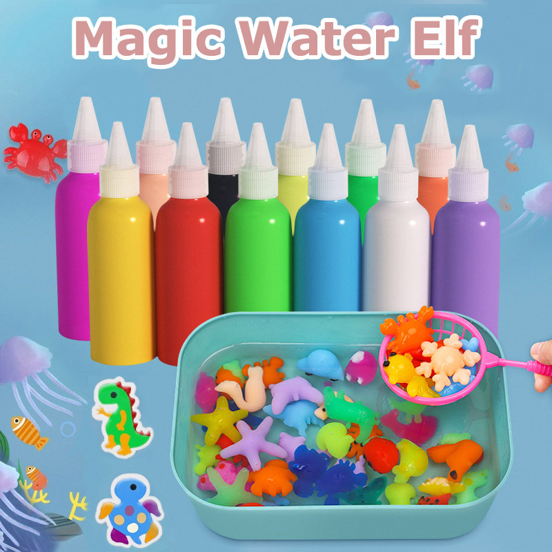 Baby Magic Water Elf Set DIY Slime Toys Girls Handmade 3D Cean Mould ...