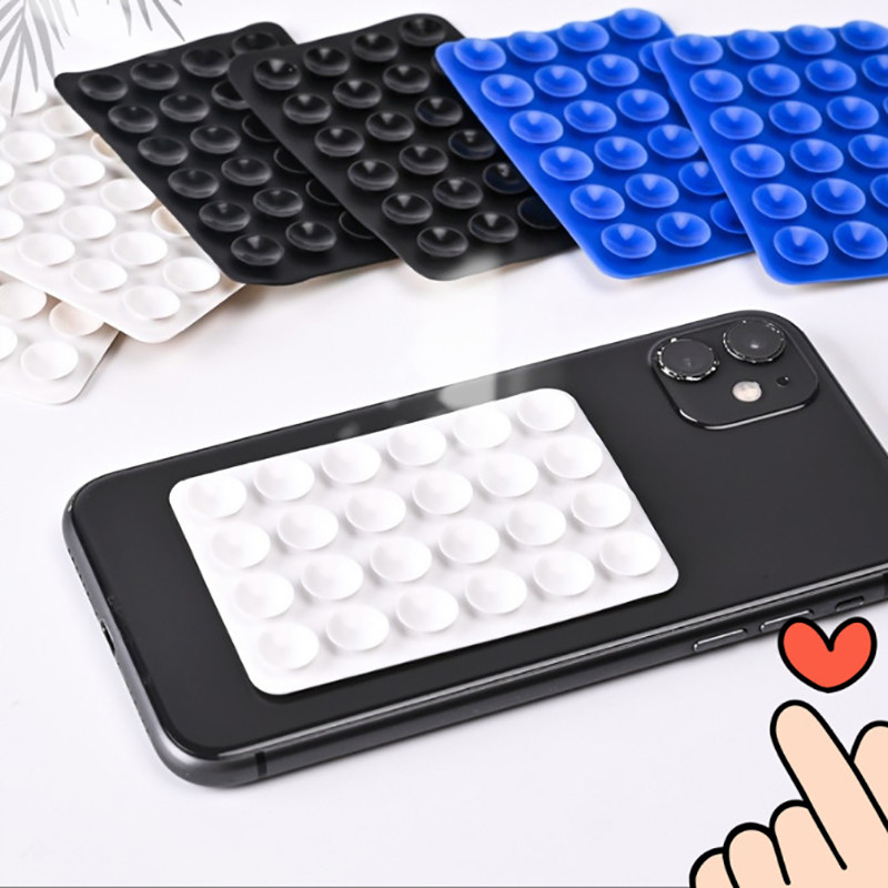 [NAY] Rectangle Silicone Suction Cup Phone Mount Mini Suction Sticker ...