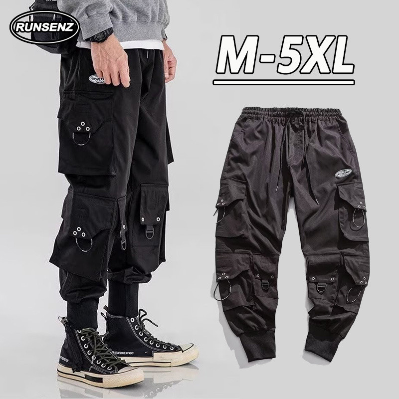 M-5XL American Multi Pocket Cargo Pants Men Outdoors Casual Slim Fit ...